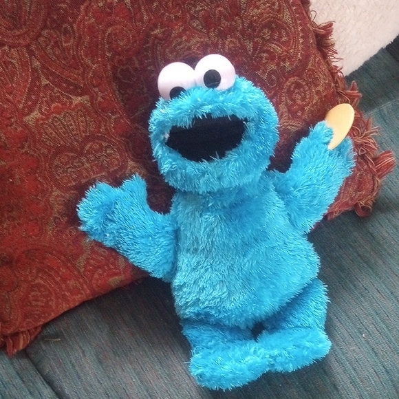 Hasbro | Toys | Cookie Monster Battery Operated Plush Toy | Poshmark